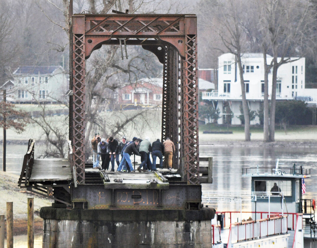 Vessels pass under Harmar Bridge again | News, Sports, Jobs - News and ...